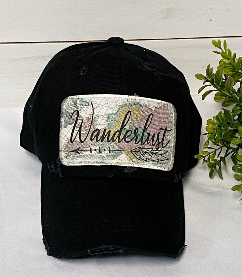 Wanderlust Hat Baseball Hat Travel Hat Adventurer Hat | Etsy