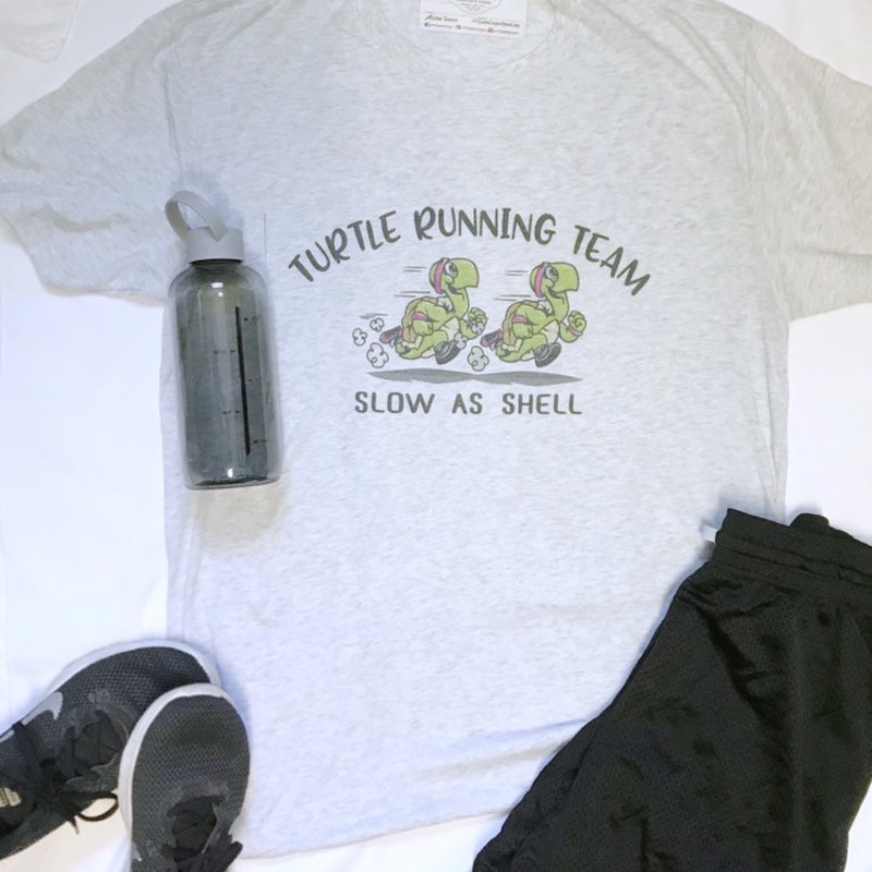 Turtle Running Shirt - Etsy