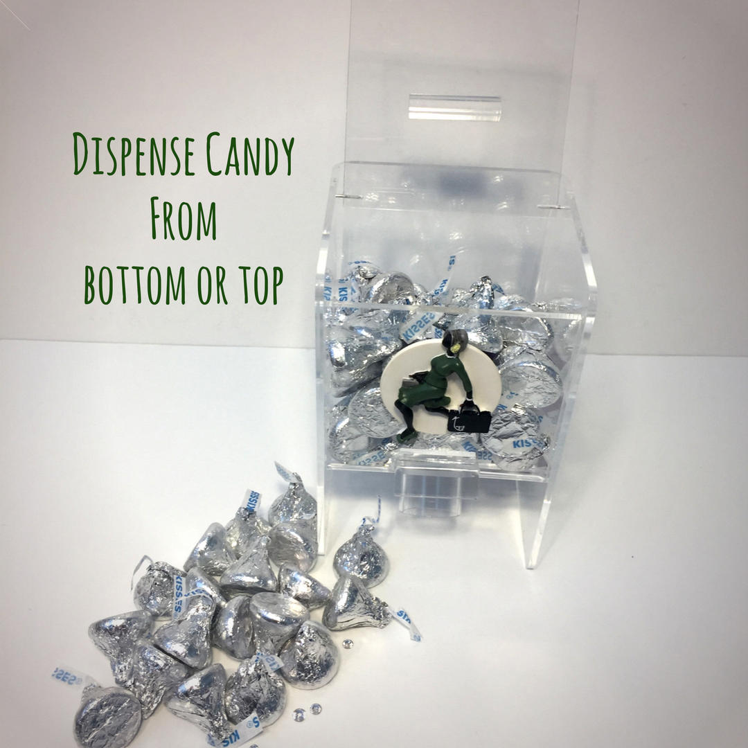 Personalized Clear Candy Dispenser - Etsy