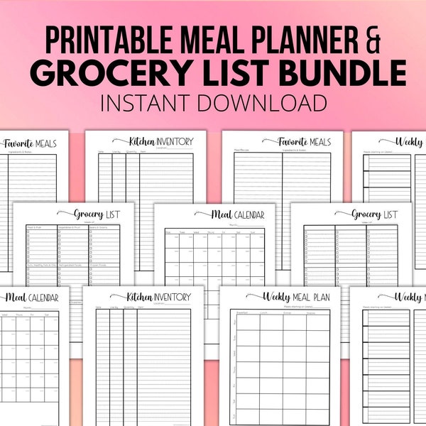 Editable Weekly Daycare Menu, Home School Menu, Preschool Menu, Weekly ...