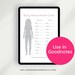 Body Measurement Tracker Bundle, Body Progress Tracker, Weight and ...