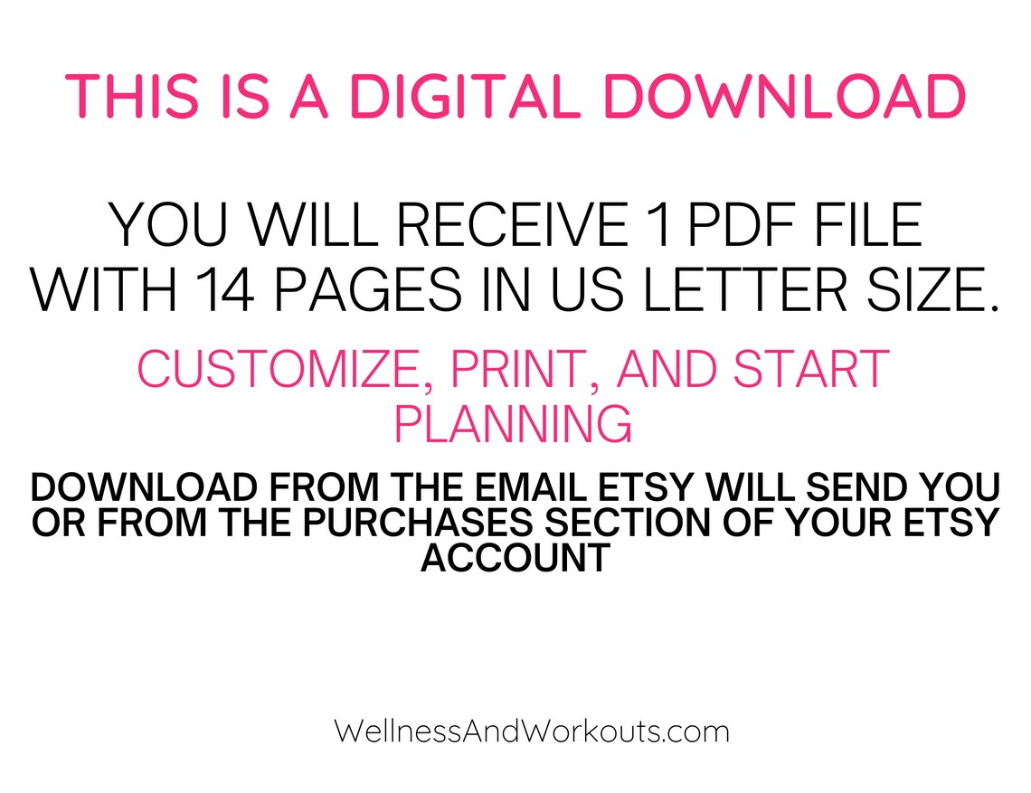 Editable Weekly Daycare Menu, Home School Menu, Preschool Menu, Weekly ...