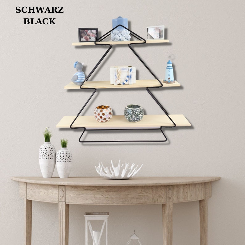 Perfect Wood Metal 3 Shelf Set for Home Decoration Decorative - Etsy