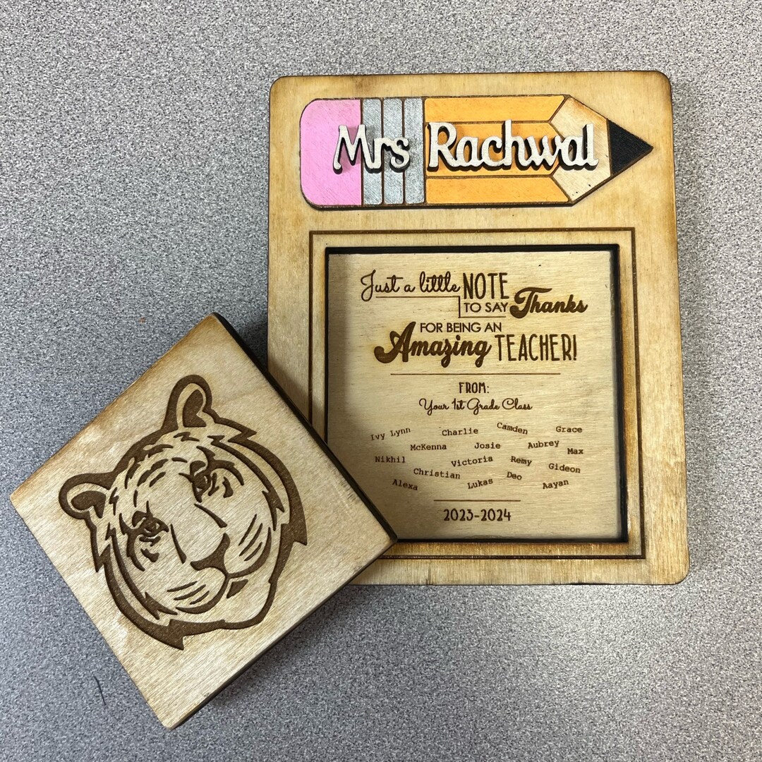 Personalized Post-it Note Holder - Etsy