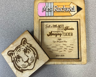 Personalized Post-it Notes Holder - Etsy