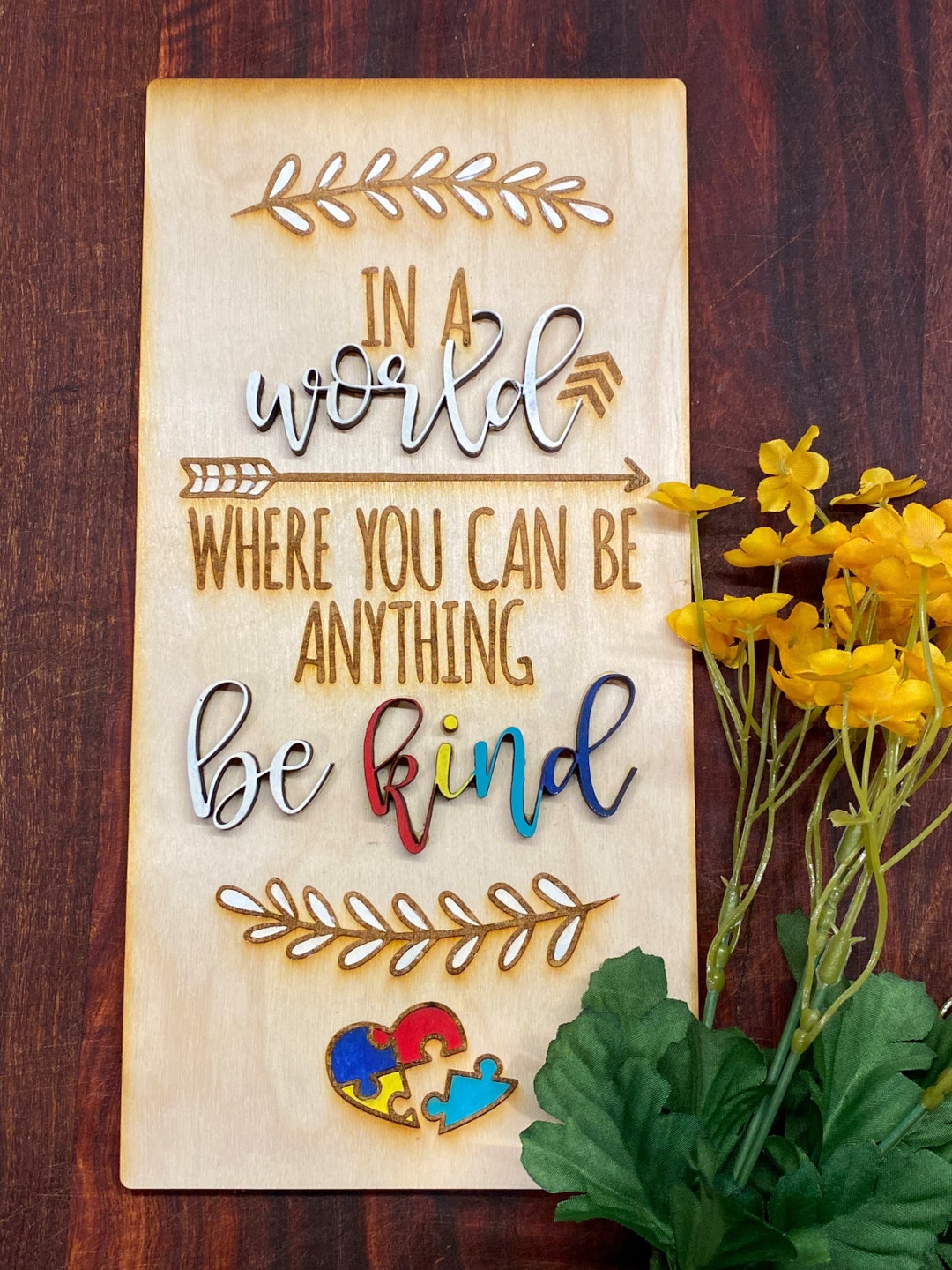 Be Kind Sign - Etsy