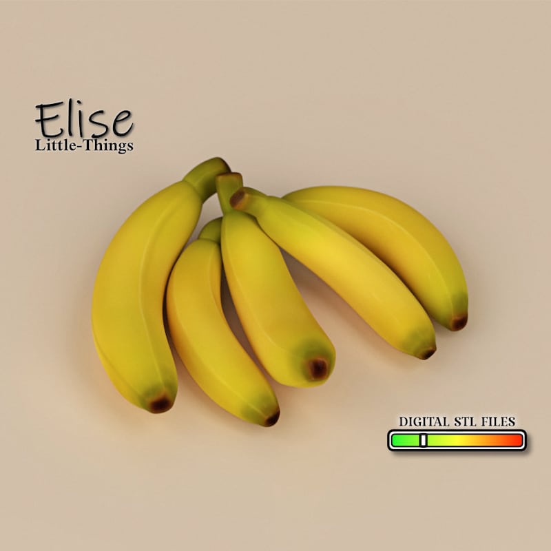Mini Bananas 3d Print - Etsy