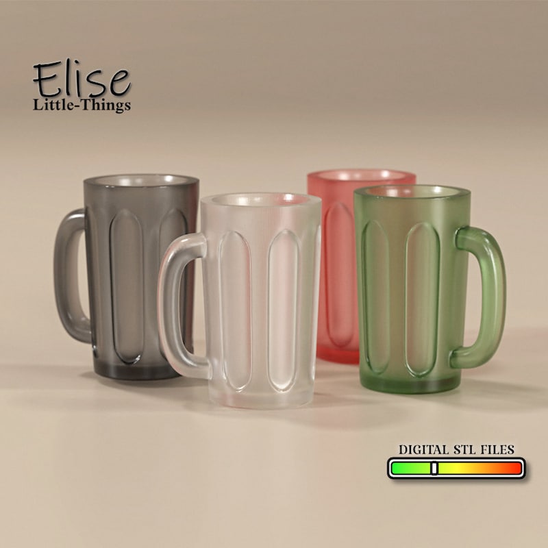 1/12 Scale Beer Mugs - Etsy UK