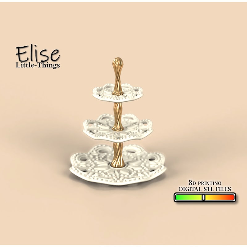 Silver Cake Tier Stand - Etsy