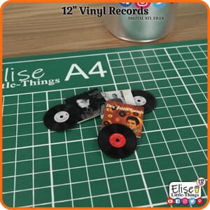 1:12 Vinyl Records, 3D Printable Dollhouse Miniature, High Quality STL ...
