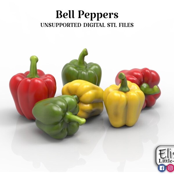 Dollhouse Peppers - Etsy