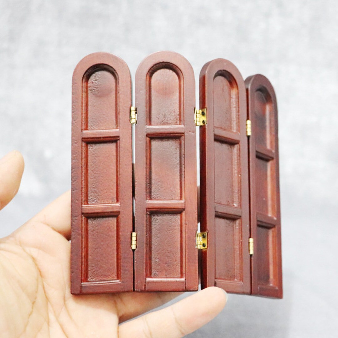 Airads Dollhouse 1:12 Scale Dollhouse Miniature Room Separator Folding ...