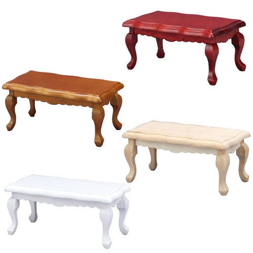 Miniature Coffee Table Living Room 1:12 Scale Doll Table - Etsy