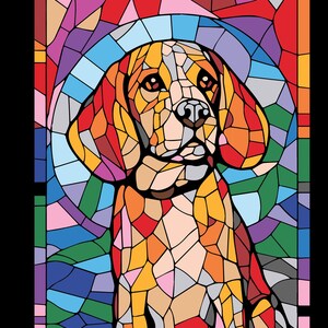 Color by Number DOGS MOSAIC Printable Coloring Book Pages Kids Teens ...