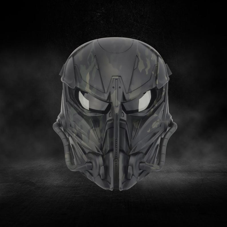 Modern Ninja Tactical Special Ops Cyborg Rave Mask Helmet for Cosplay ...