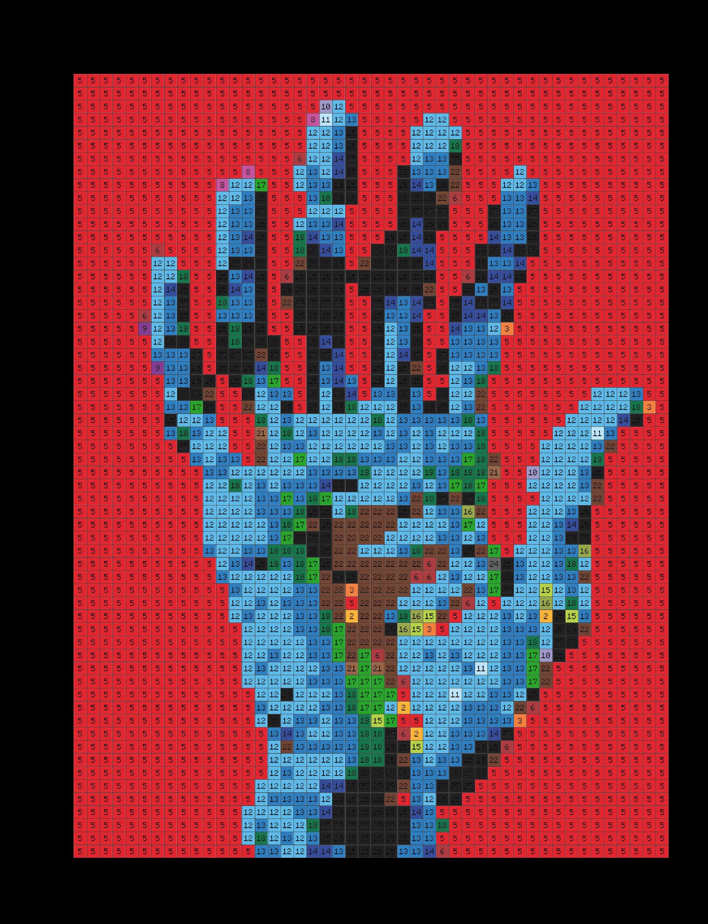 Color by Number MONSTER Printable Coloring Book Pages Pixel Mystery ...