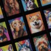 Printable Color by Number Pages 50 DOG PUPPY BREEDS Pixel Mosaic With ...