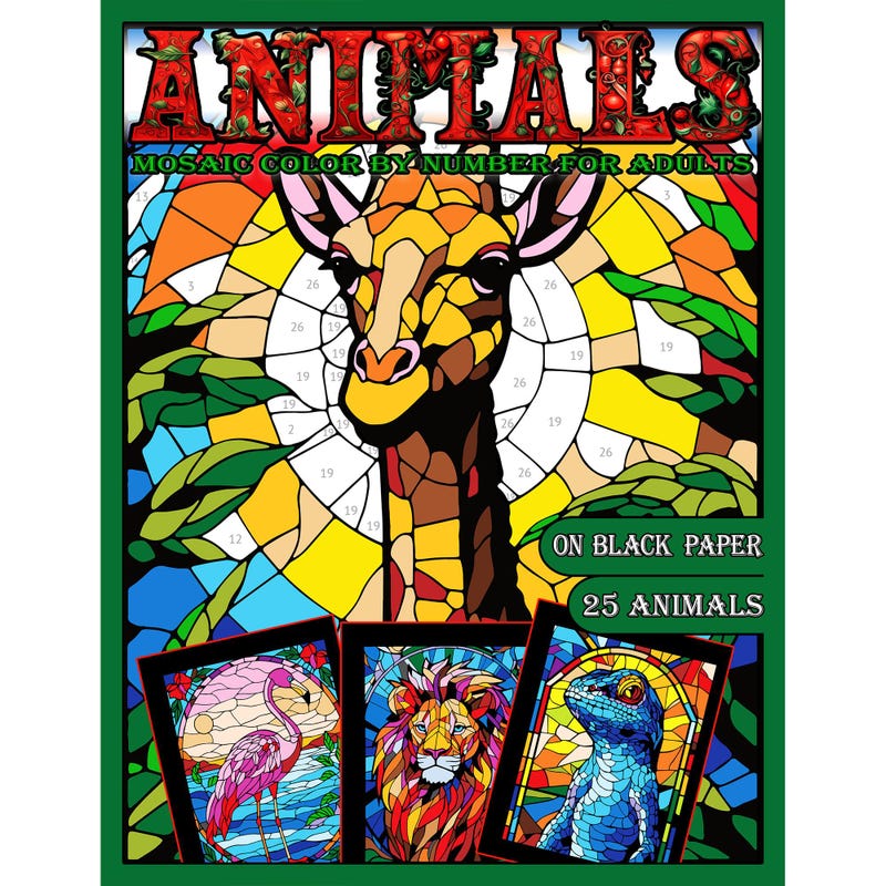 Zoo Color by Number - Etsy