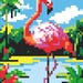 Printable Color by Number JUNGLE ANIMALS Coloring Pages Pixel Art ...