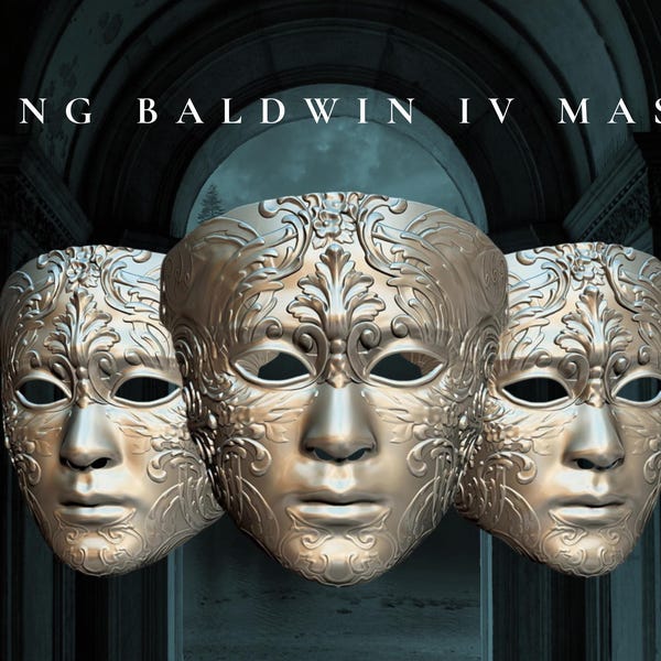 King Baldwin Mask - Etsy