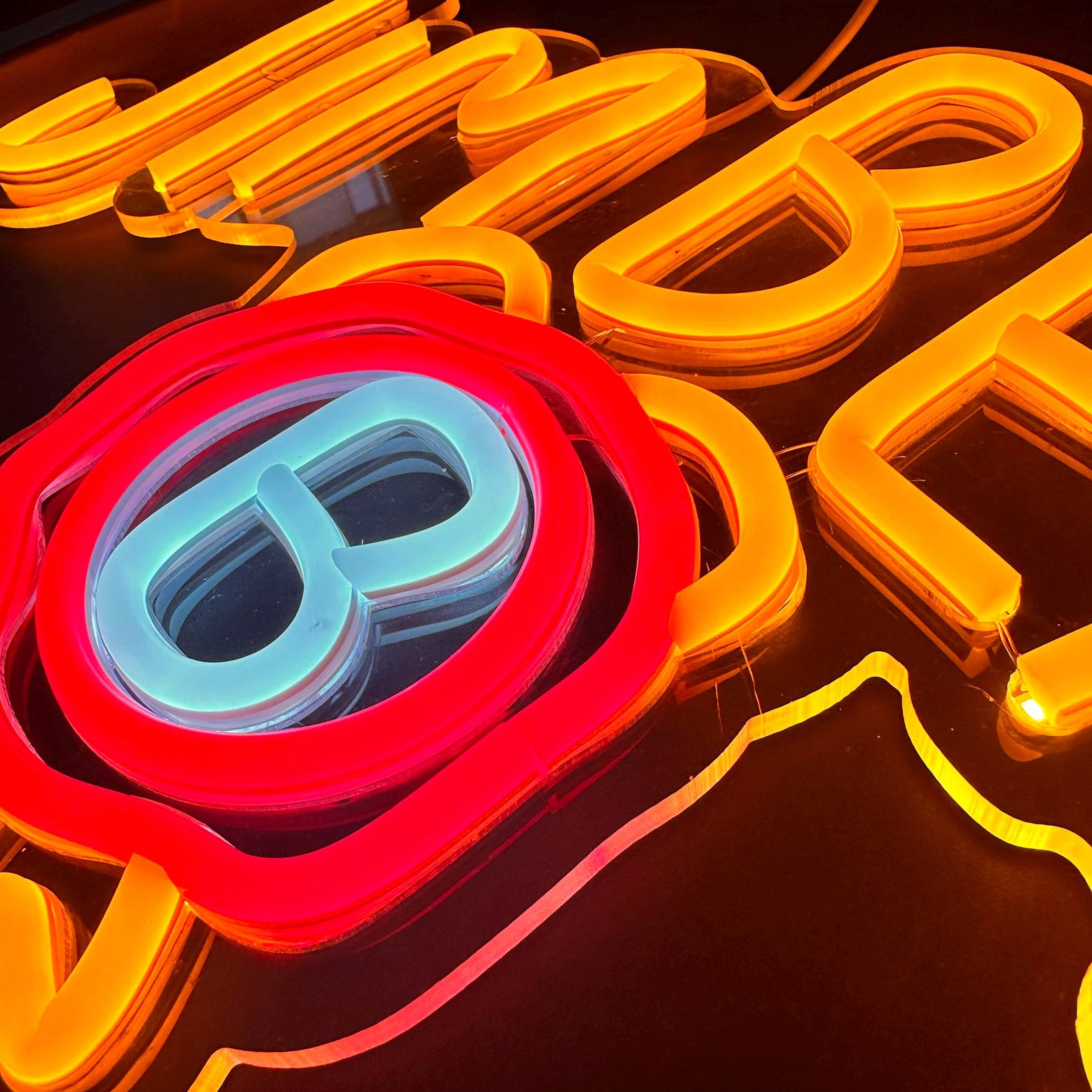 Jim Beam American Bourbon Whiskey Bar Pub LED Neon Sign Modern Decor ...