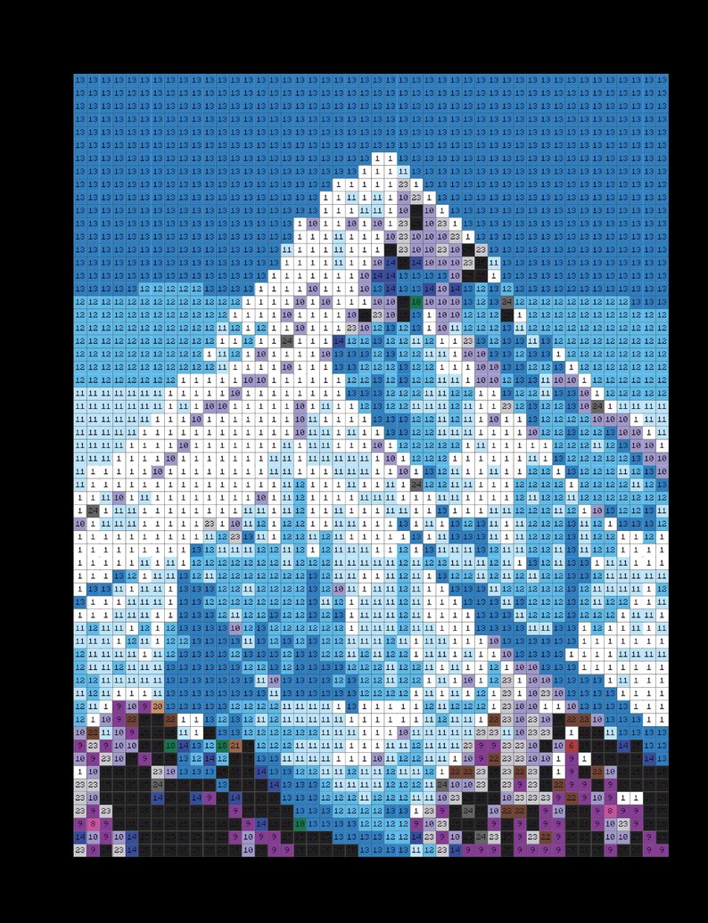 50 WONDERS of the WORLD Printable Color by Number Coloring Pages Pixel ...