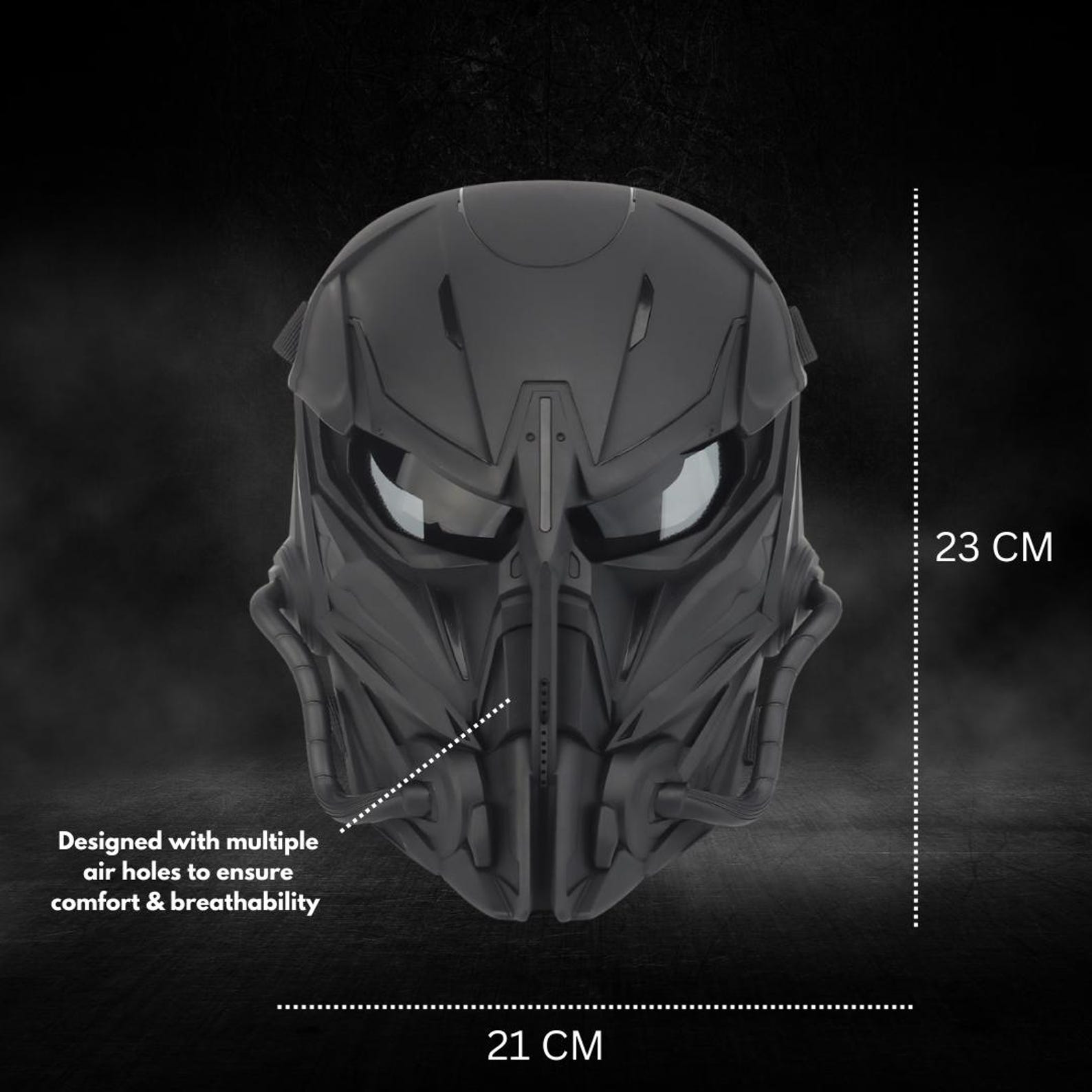 Modern Ninja Tactical Special Ops Cyborg Rave Mask Helmet for Cosplay ...