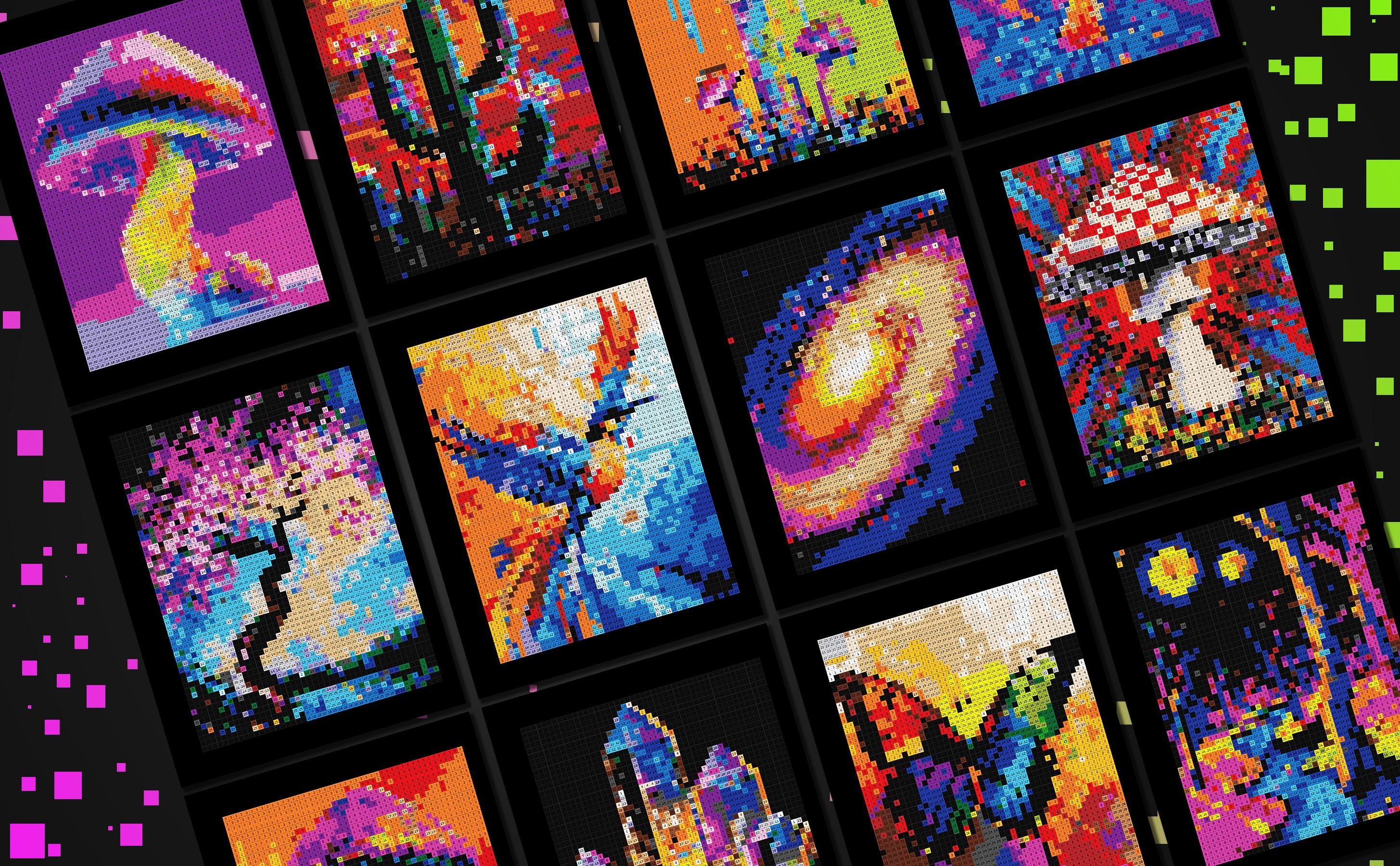 Color by Number PSYCHEDELIC TRIPPY Printable Coloring Pages Coloring ...