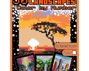 Printable Color by Number FOREST ANIMALS Coloring Pages Pixel Art ...