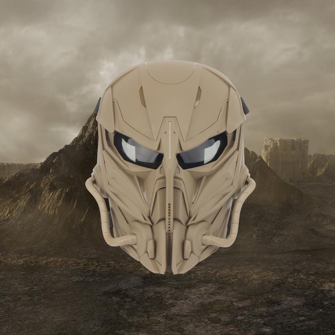 Modern Ninja Tactical Special Ops Cyborg Rave Mask Helmet for Cosplay ...