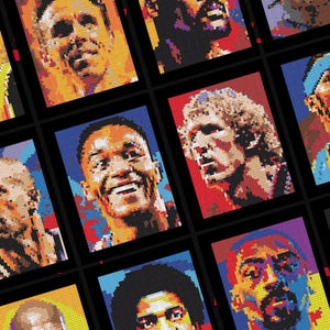 Color by Number 30 NBA BASKETBALL LEGENDS Coloring Printable Pages ...