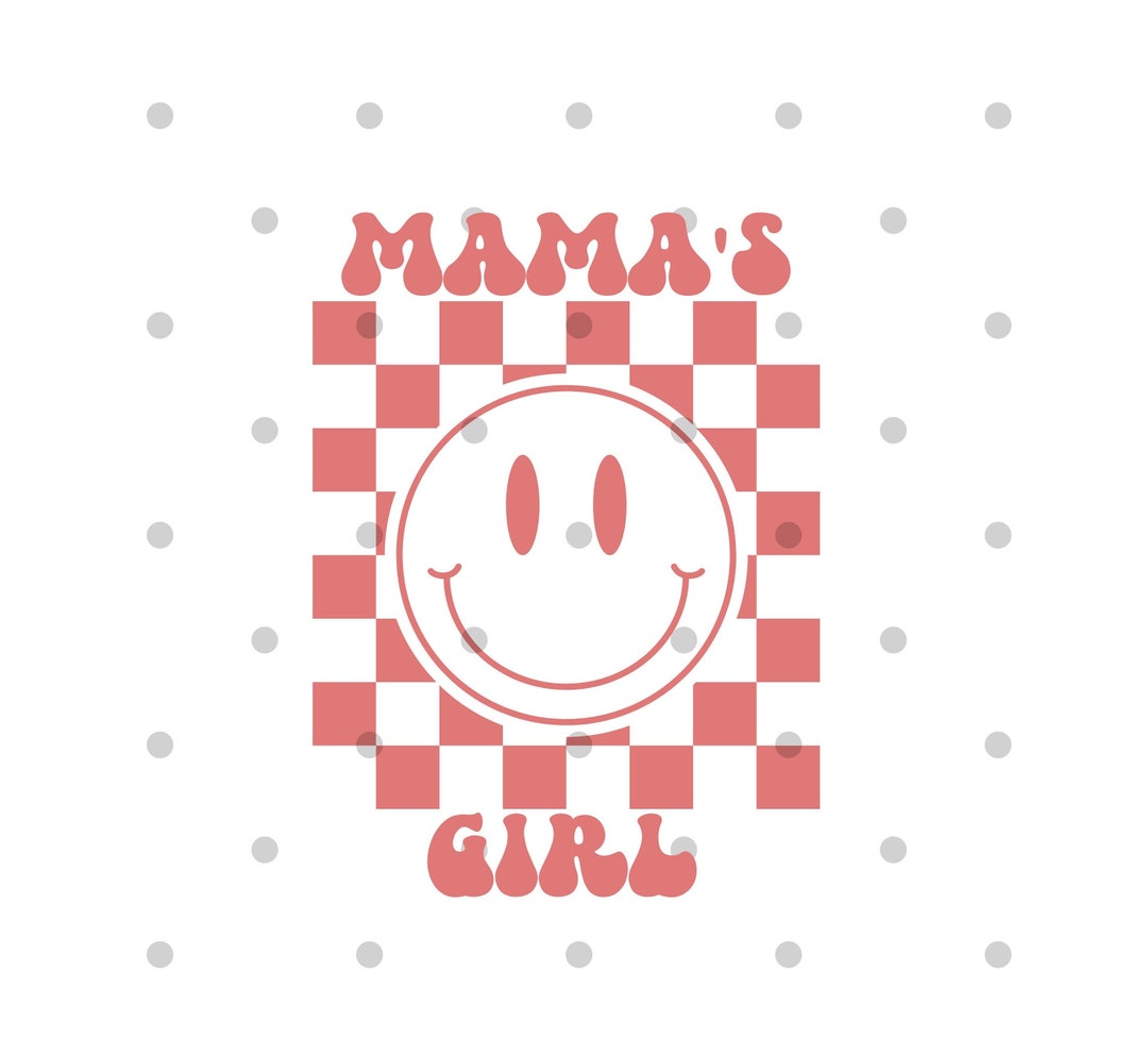 Mama's Girl Svg Png- Mamas Girl Shirt- Girl Kid Shirt- Checkered Svg ...