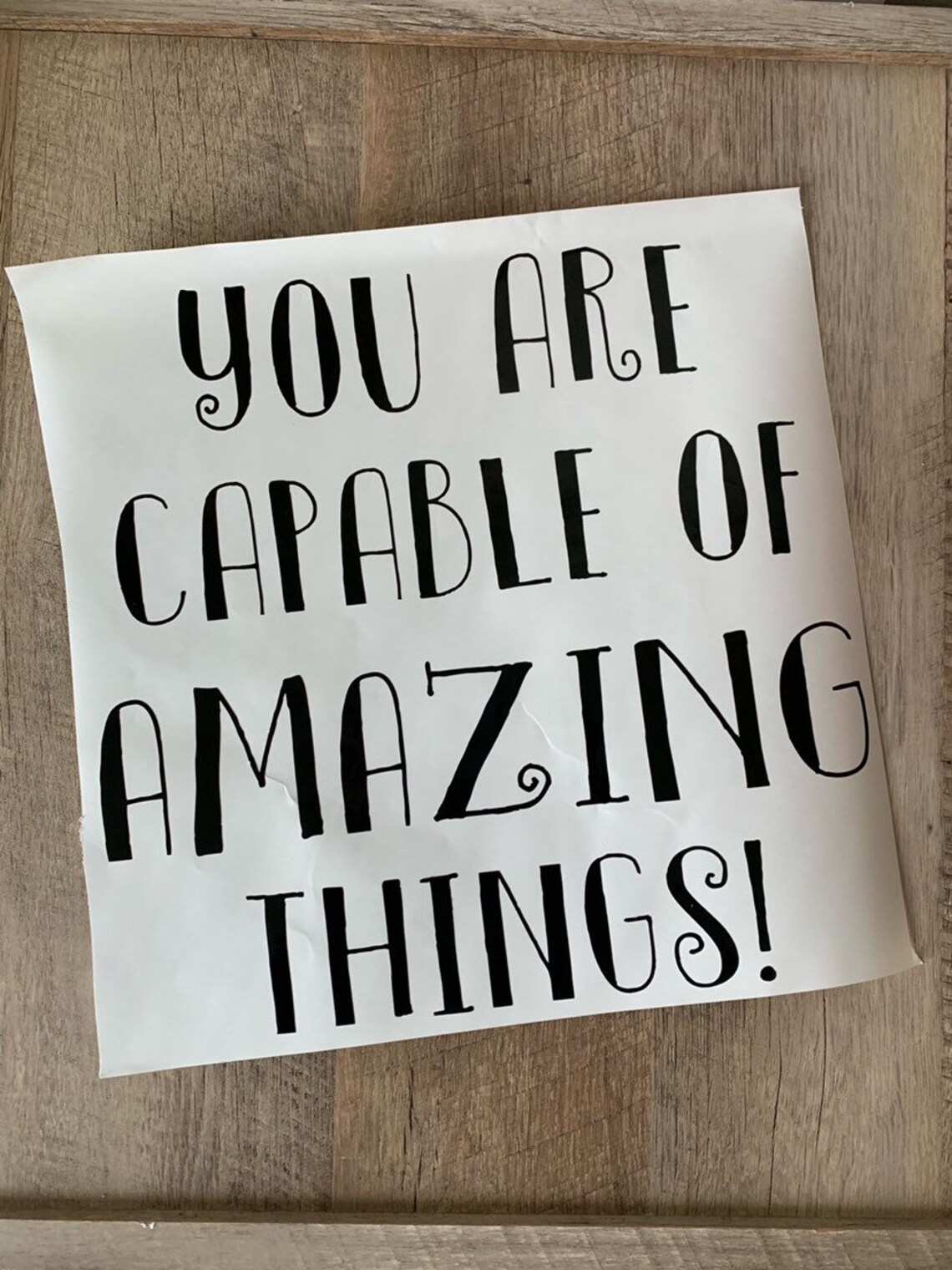 You Are Capable of Amazing Things Decal Classroom Quote - Etsy