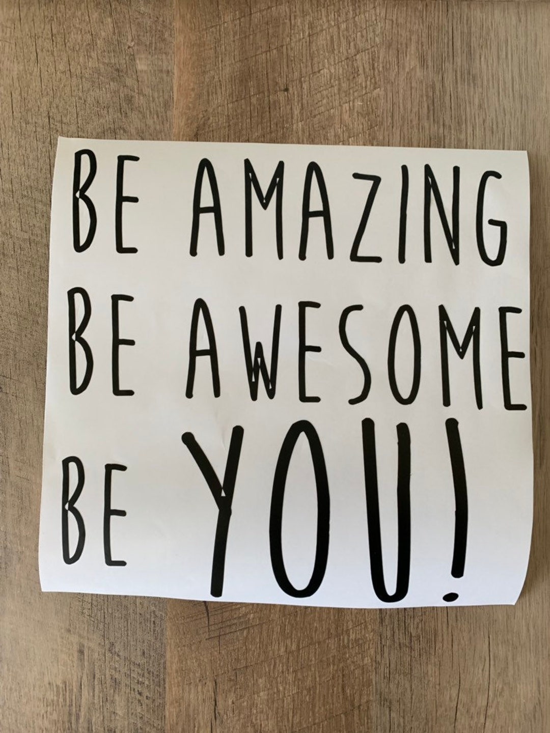 Be Amazing Be Awesome Be You Classroom Decal | Classroom Quote ...