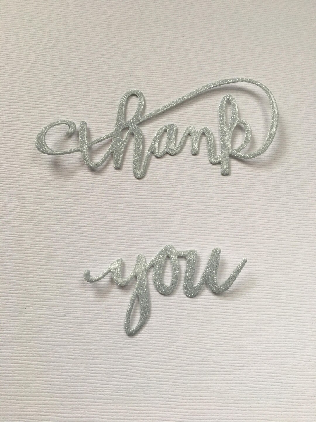 Thank You Stick on Lettering - Etsy
