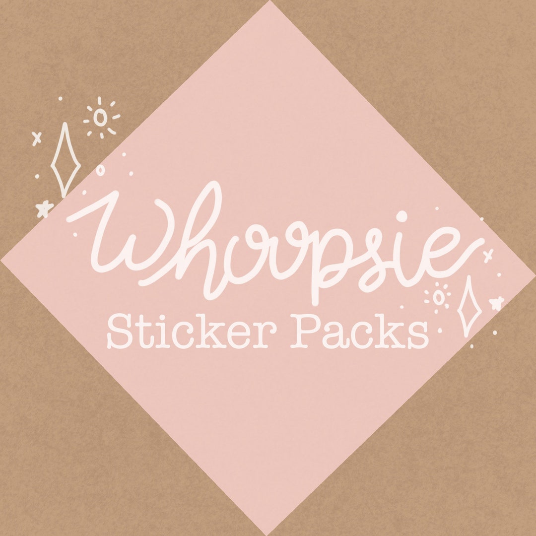 Whoopsie Sticker Pack Imperfect Stickers Oops Stickers - Etsy