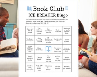 Ice Breaker Game Human Bingo Cards Get to Know You Party - Etsy