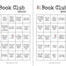 Book Club Bingo Printable Cards Game Group (8) - Etsy