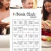 Book Club Bingo Printable Cards Game Group (8) - Etsy