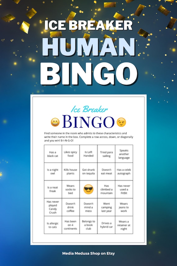 Human Bingo Icebreaker Games Hot Sale | emergencydentistry.com