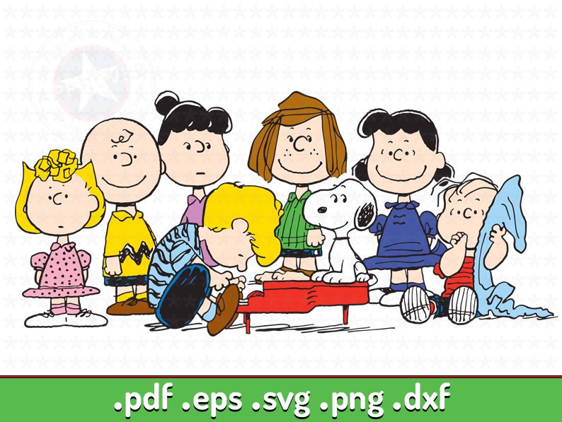 Snoopy Snoopy Snoopy Motiv, Peanuts SVG, Dxf, Eps, Pdf, Png-Dateien ...