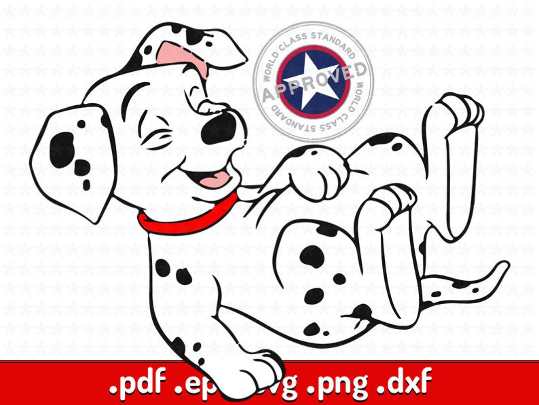 101 Dalmatians SVG 0015 .pdf .eps .svg .png .dxf Canva - Etsy Australia