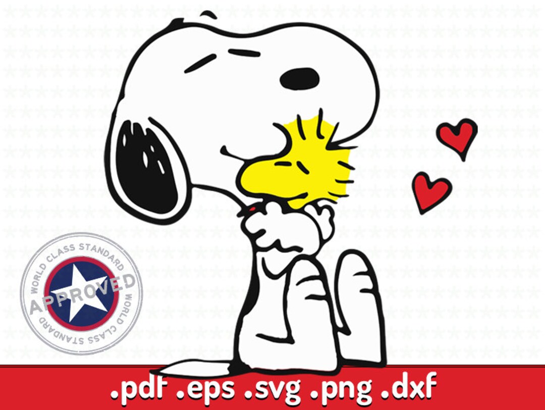 Snoopy and Woodstock SVG Birdie Colorful Print File Dxf - Etsy Australia