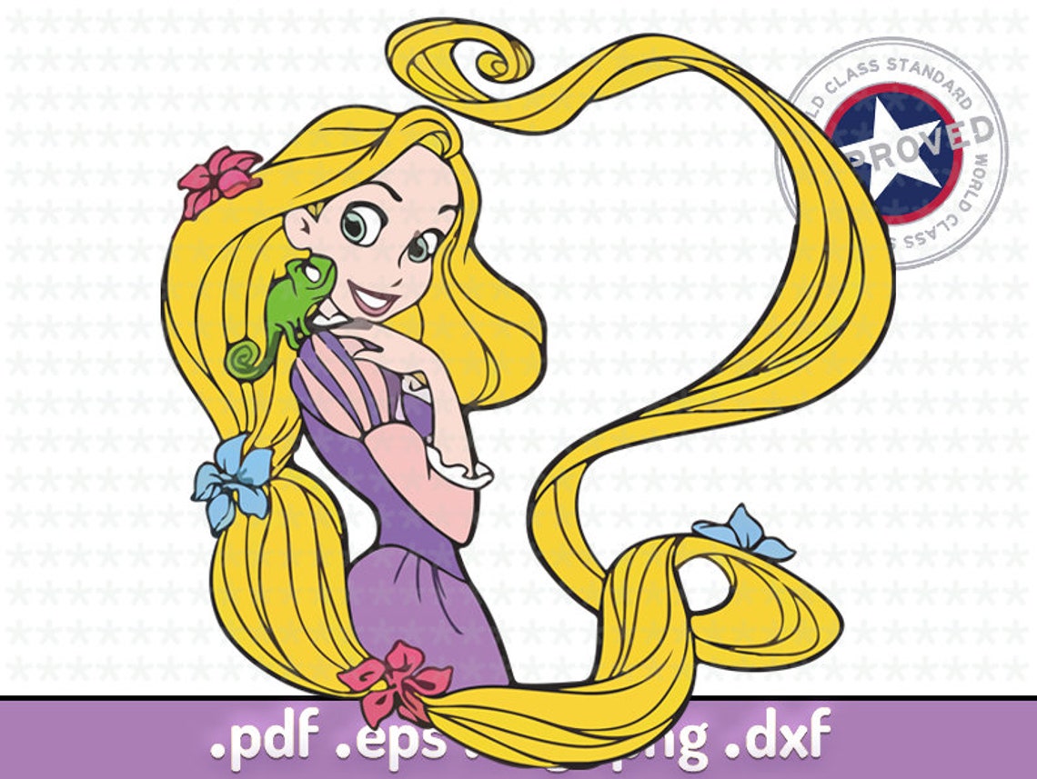 Rapunzel Svg, Dxf, Eps, Pdf, Png, Etsy, Rapunzel Tangled Cut Files for ...