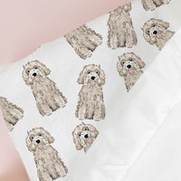Golden Doodles Dog and Paws Boho Soft Throw Blanket Doodle Dog Lover ...