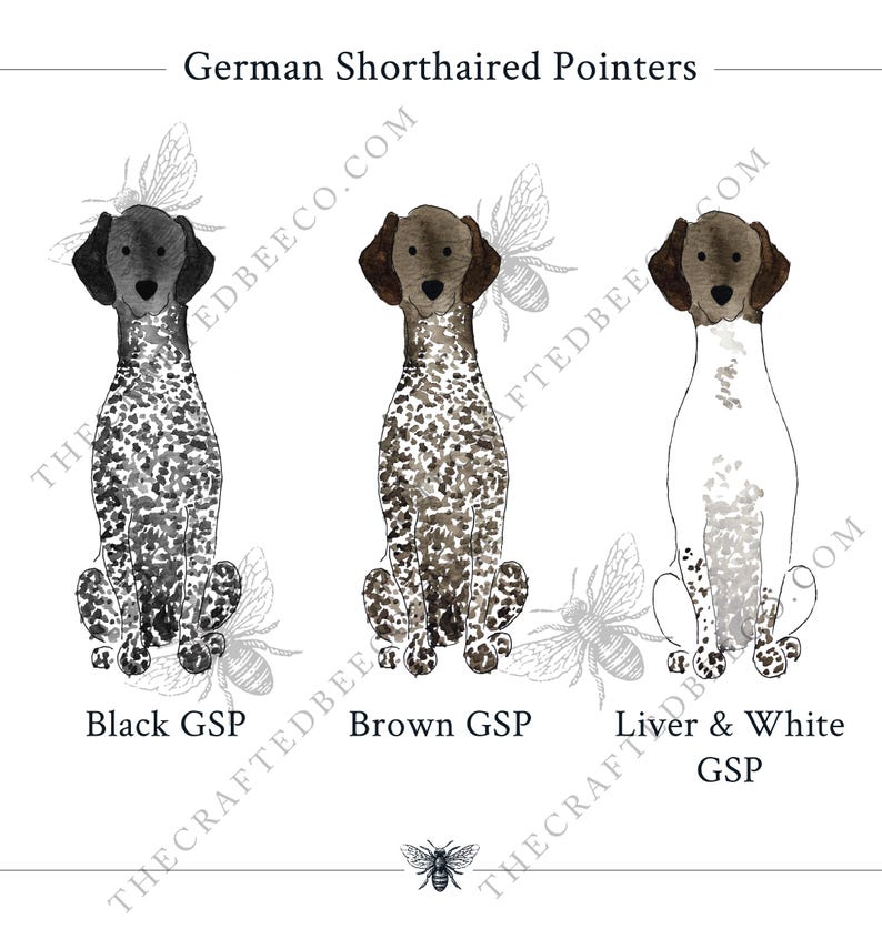 German Shorthaired Pointer Funny Bunny Easter Tea Towel | Easter Hand ...