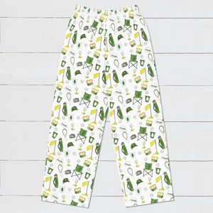 Golf Patron Pattern Pajama Pants | Golf Pajamas, Golf Gift Idea - Etsy
