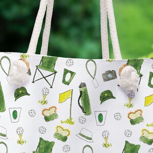 Golf Patron Pattern Weekender Bag | Golfing Pattern Tote Bag, Golf ...