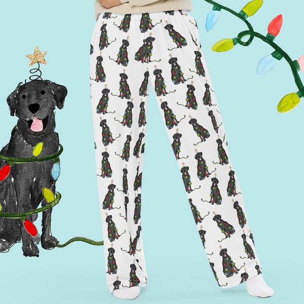 Black Lab Pajamas - Etsy