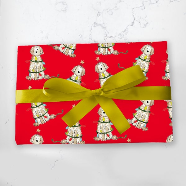 Christmas Wrapping Paper Labradoodles - Etsy